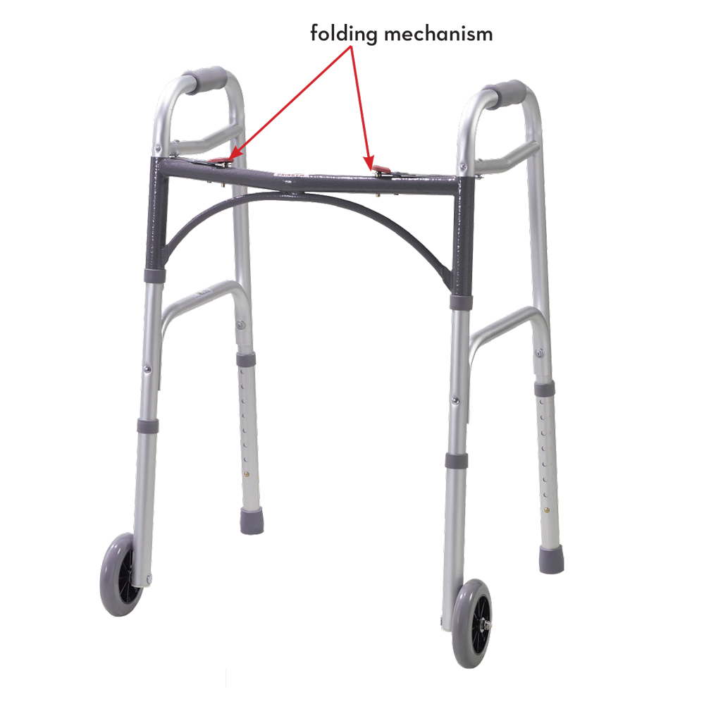 Drive Medical Deluxe Folding Walker - Drive Medical Standard Walkers