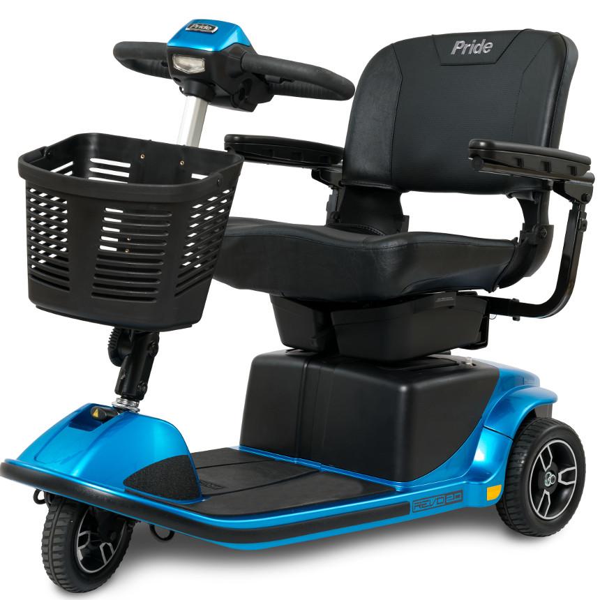 Pride Revo 2.0 3-Wheel Mobility Scooter - SpinLife