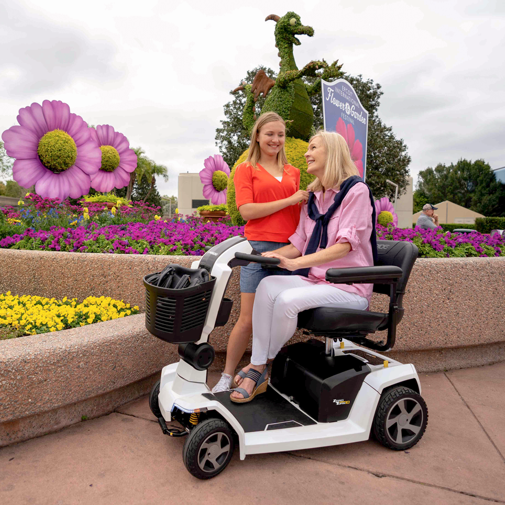 Pride Zero Turn 10 4-Wheel Mobility Scooter - SpinLife