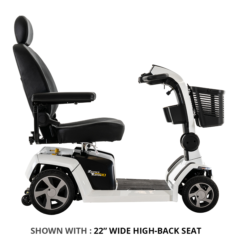 Pride Zero Turn 10 4-Wheel Mobility Scooter - SpinLife