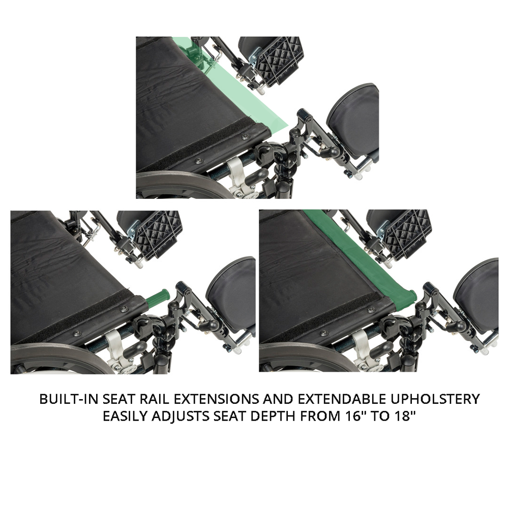 Drive Medical Viper Plus GT - Drive Medical Standard Lightweight